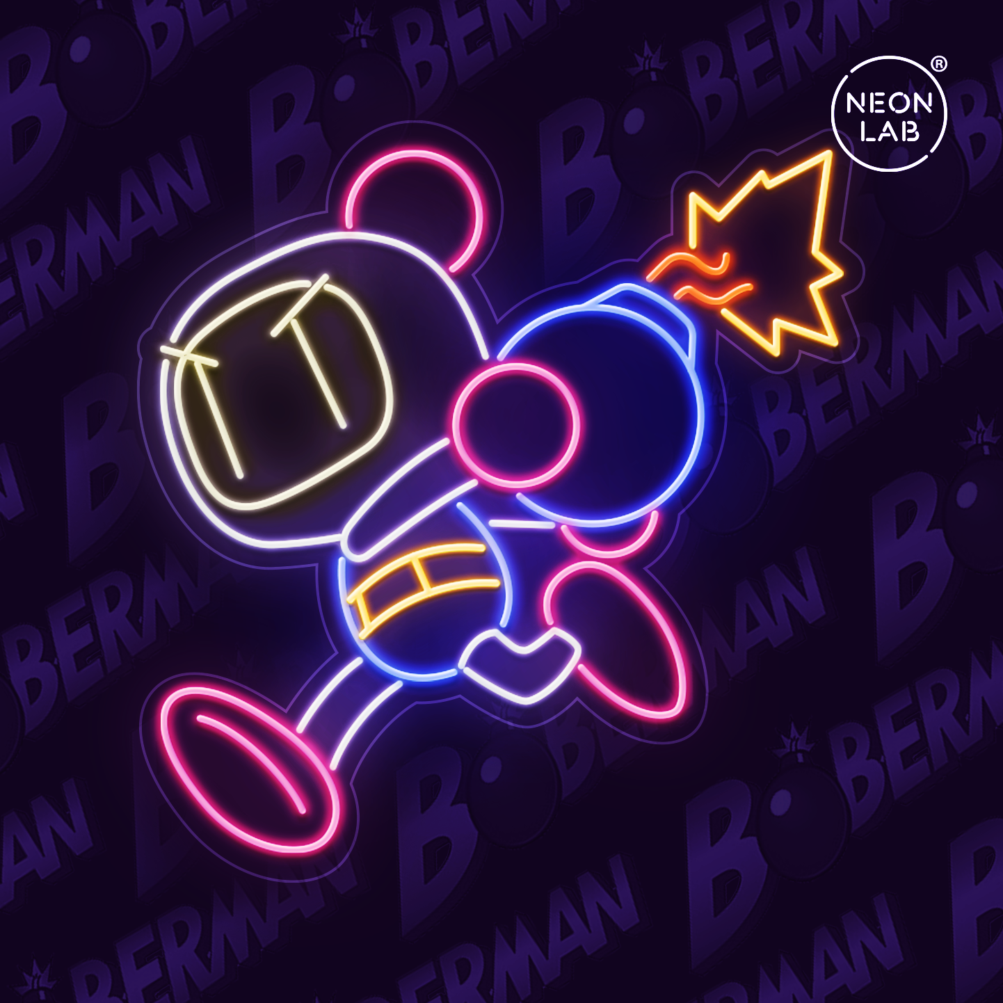 Bomberman – Neon Lab