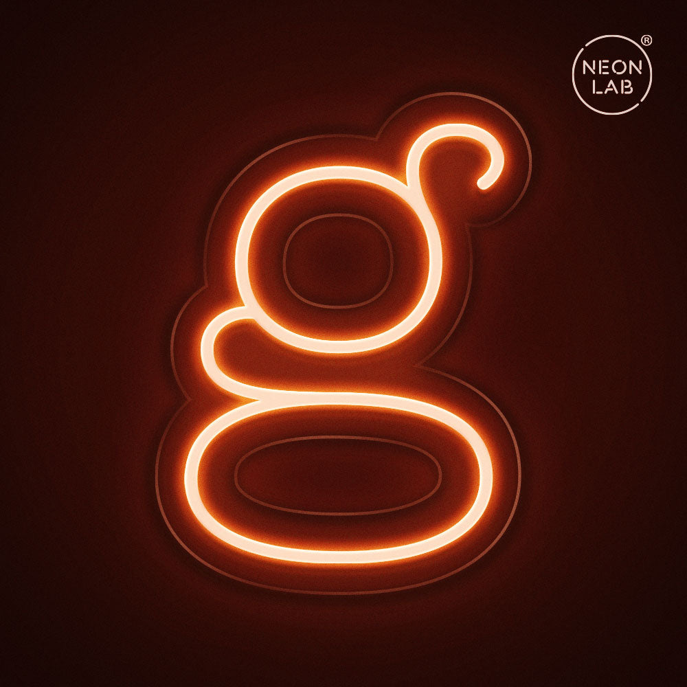 Lettera G Typewriter – Neon Lab