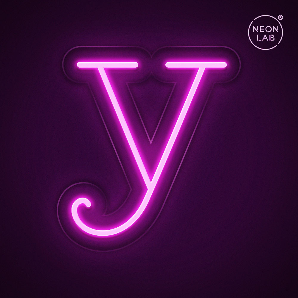 Lettera Y Typewriter – Neon Lab