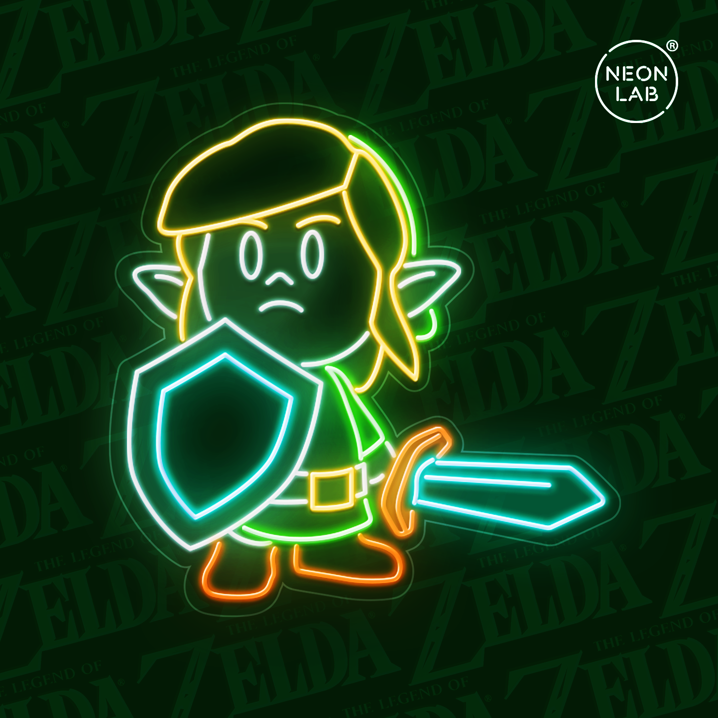 Link Zelda – Neon Lab